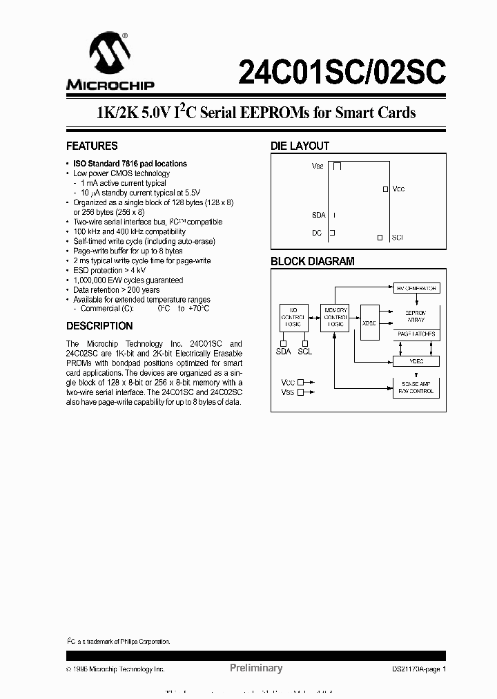 24C02SC_13822.PDF Datasheet Download --- IC-ON-LINE