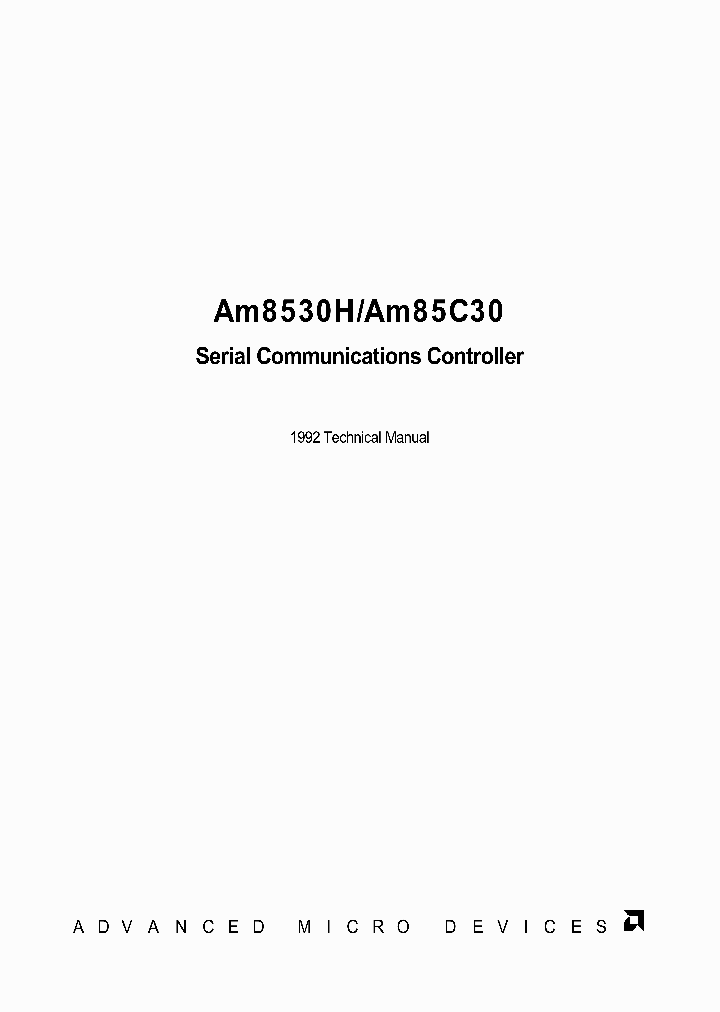 AM8530_92302.PDF Datasheet Download --- IC-ON-LINE