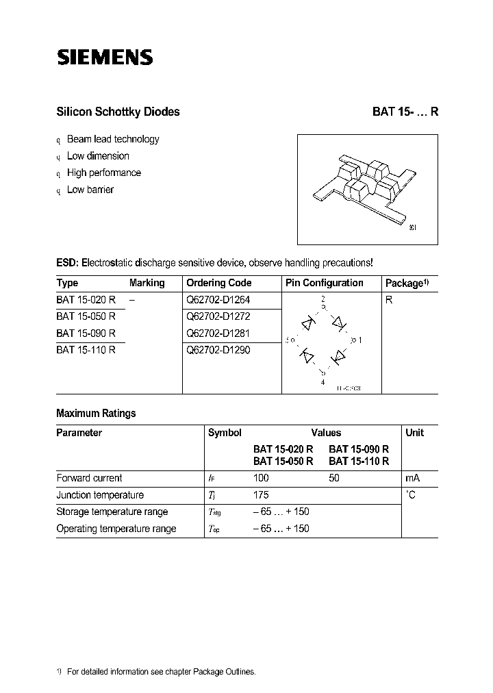 BAT15-020R_139446.PDF Datasheet Download --- IC-ON-LINE
