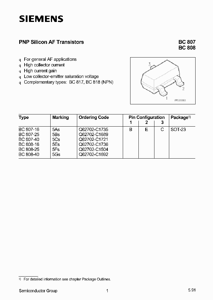 BC808-16_115769.PDF Datasheet Download --- IC-ON-LINE