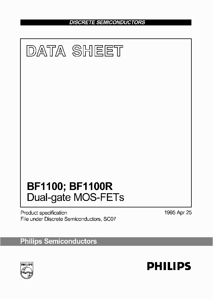 BF1100_137988.PDF Datasheet Download --- IC-ON-LINE