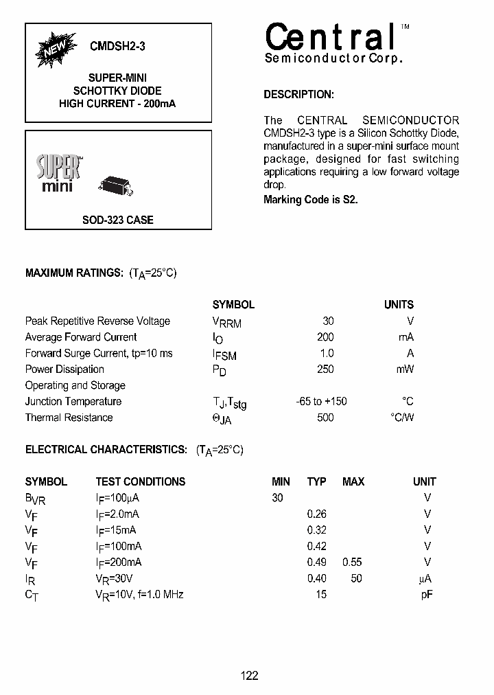 CMDSH2-3_187754.PDF Datasheet Download --- IC-ON-LINE