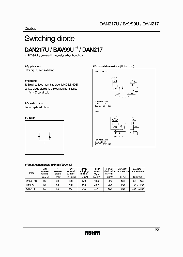 DAN217_150310.PDF Datasheet Download --- IC-ON-LINE