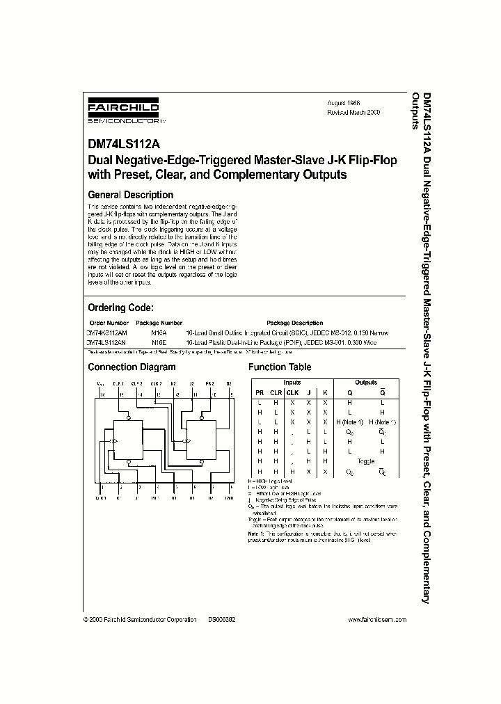 74LS112_185153.PDF Datasheet Download --- IC-ON-LINE