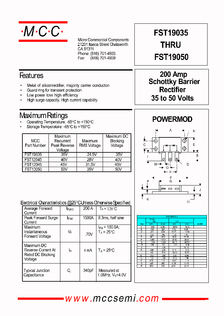 FST19035_76241.PDF Datasheet Download --- IC-ON-LINE