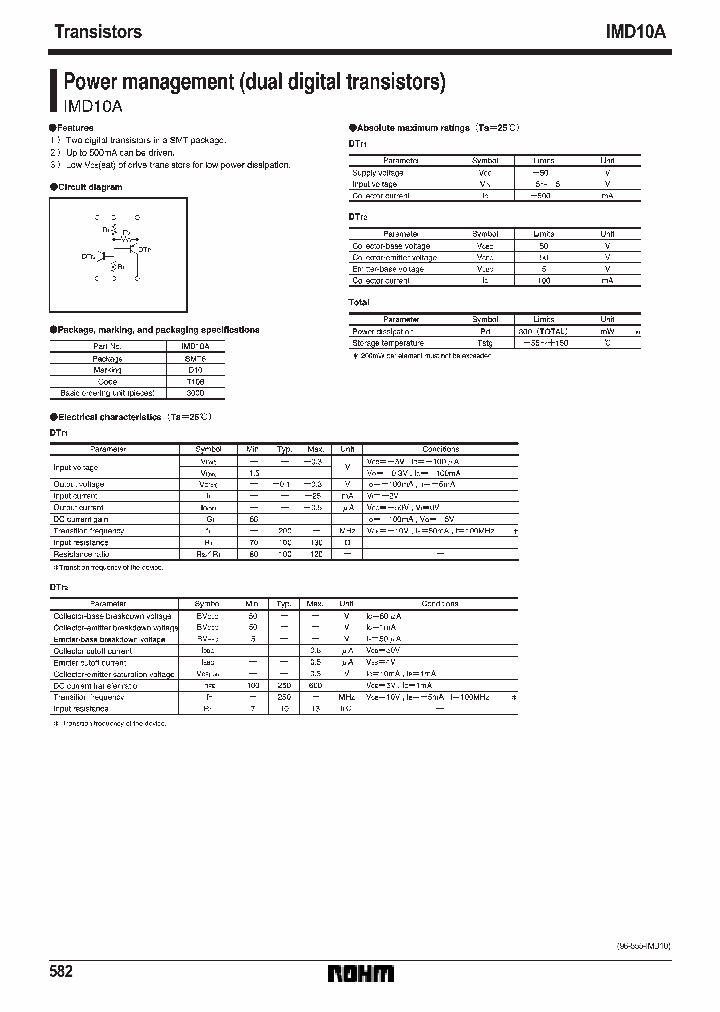 IMD10A_167293.PDF Datasheet Download --- IC-ON-LINE