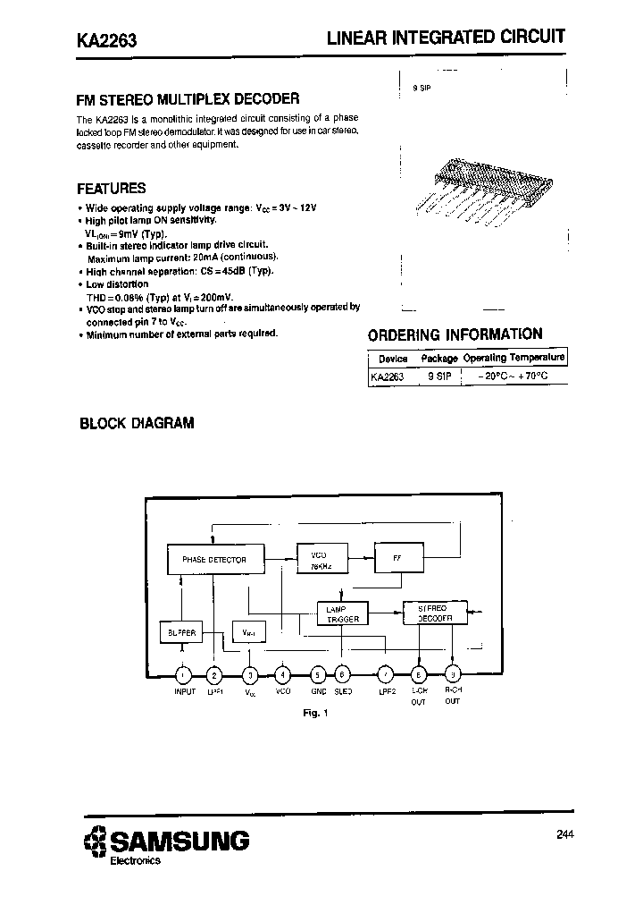 KA2263_103392.PDF Datasheet Download --- IC-ON-LINE