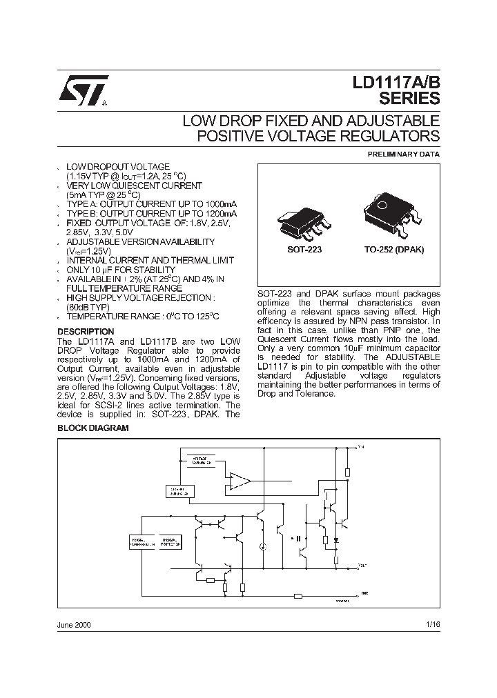 LD1117A_135804.PDF Datasheet Download --- IC-ON-LINE
