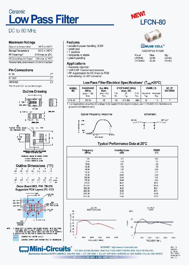 LFCN-80_42038.PDF Datasheet Download --- IC-ON-LINE