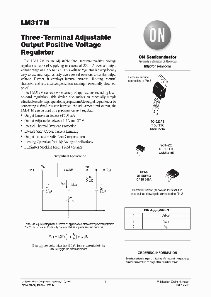 LM317M_10429.PDF Datasheet Download --- IC-ON-LINE