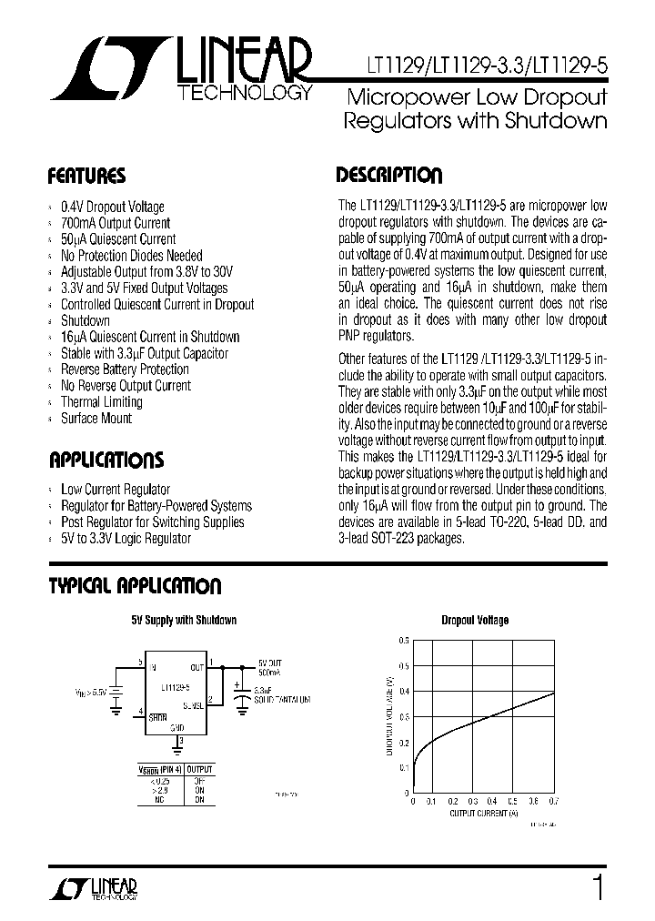 LT1129_15340.PDF Datasheet Download --- IC-ON-LINE