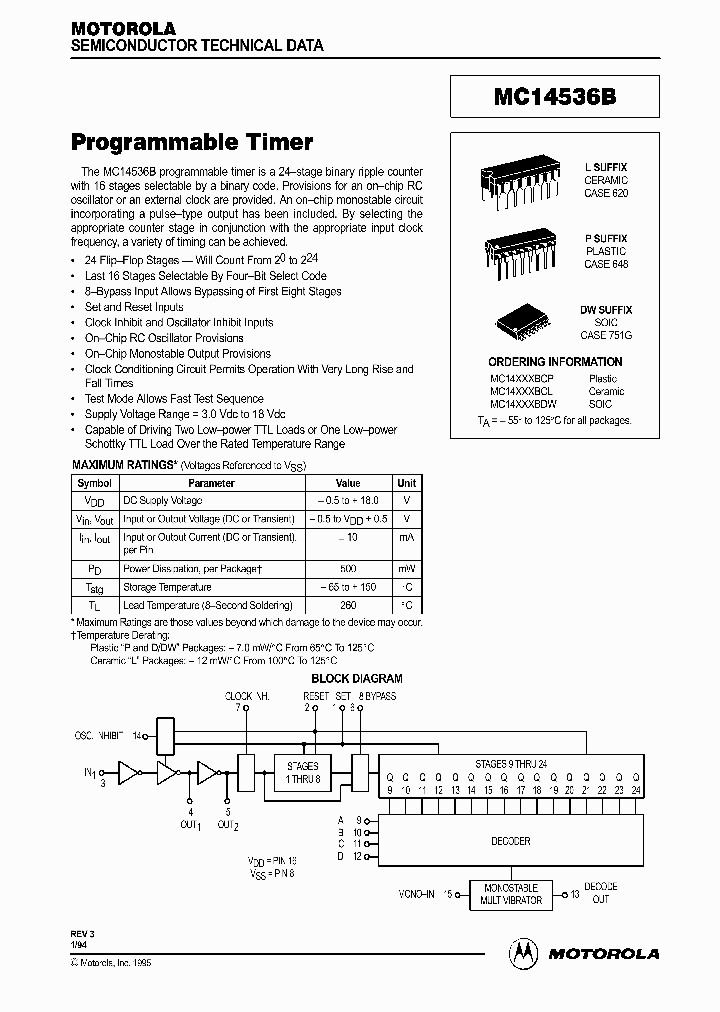 MC14536BCL_81624.PDF Datasheet Download --- IC-ON-LINE