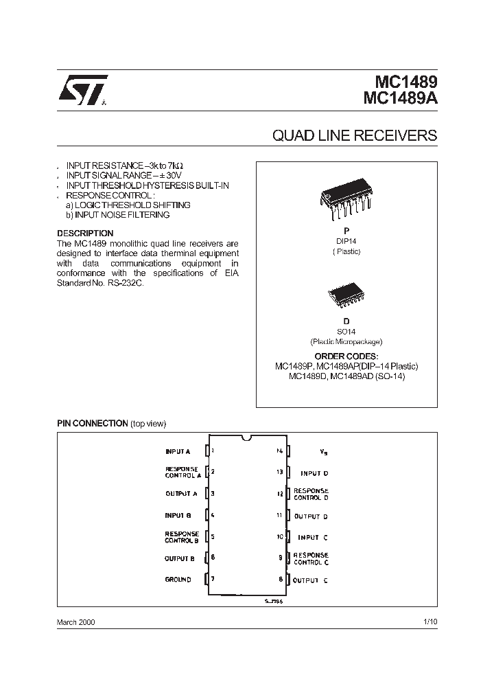 MC1489A_116076.PDF Datasheet Download --- IC-ON-LINE