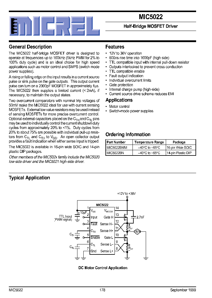 MIC5022_154992.PDF Datasheet Download --- IC-ON-LINE