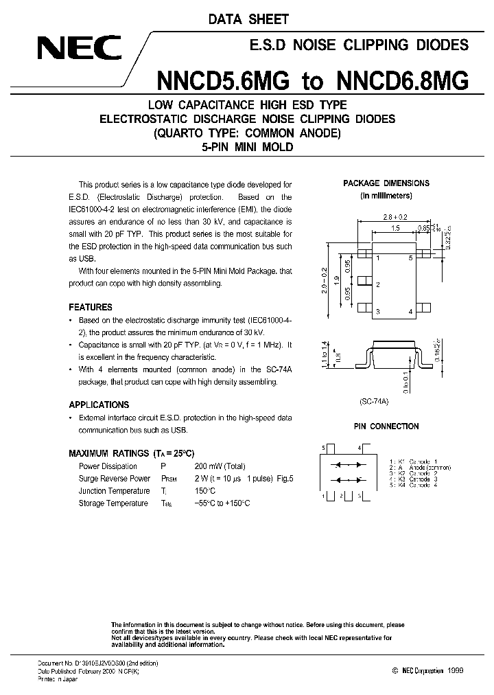NNCD56MG_33650.PDF Datasheet Download --- IC-ON-LINE
