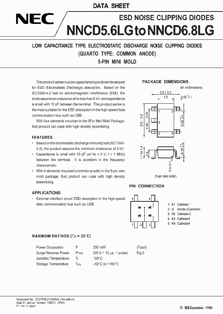 NNCD56LG_33648.PDF Datasheet Download --- IC-ON-LINE