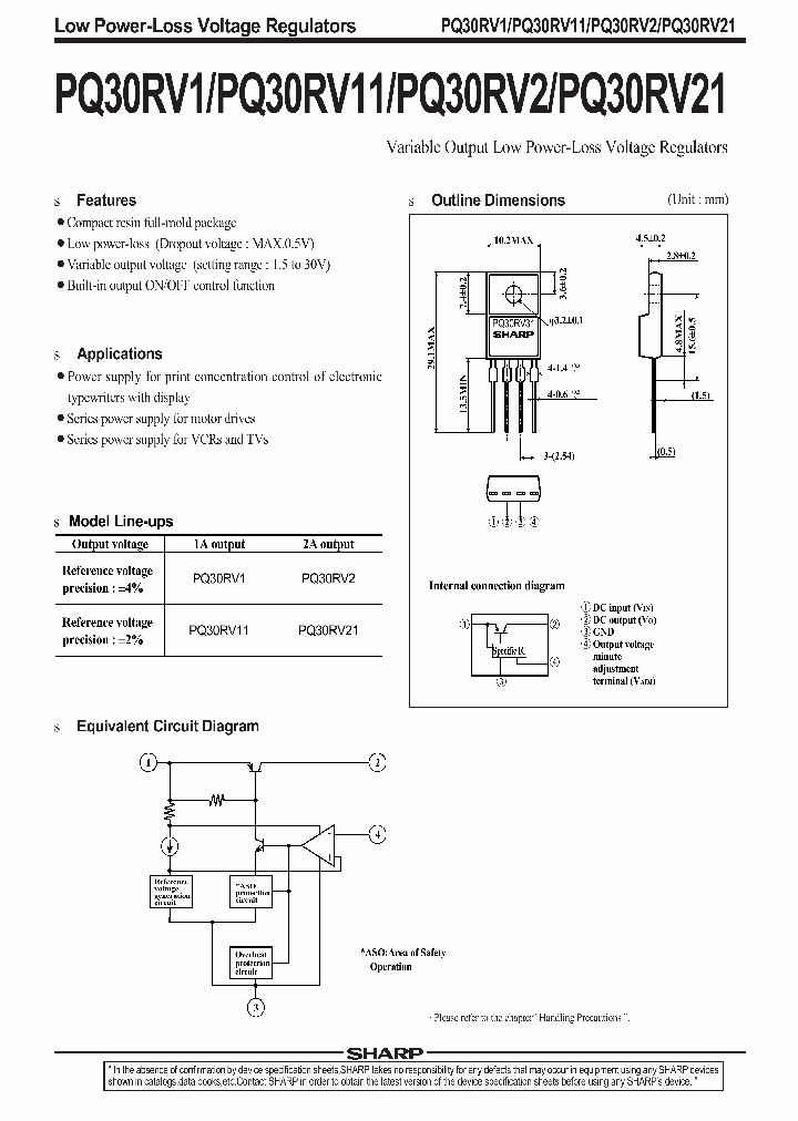 PQ30RV1_131325.PDF Datasheet Download --- IC-ON-LINE