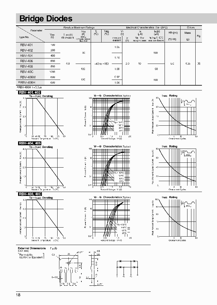 Rbv 406m194482pdf Datasheet Download Ic On Line
