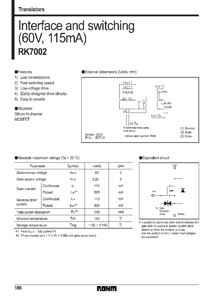 RK7002_130883.PDF Datasheet Download --- IC-ON-LINE