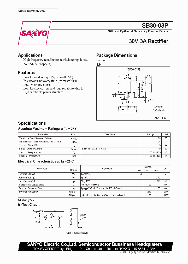 SB30-03P_107614.PDF Datasheet Download --- IC-ON-LINE
