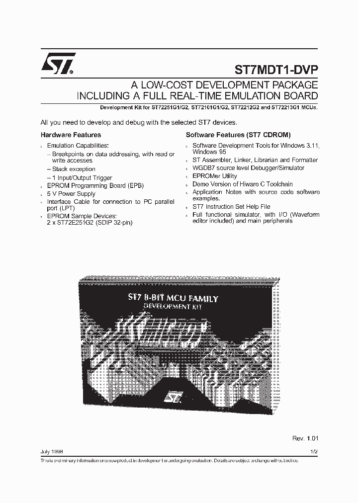 ST7MDT1-110_77254.PDF Datasheet Download --- IC-ON-LINE