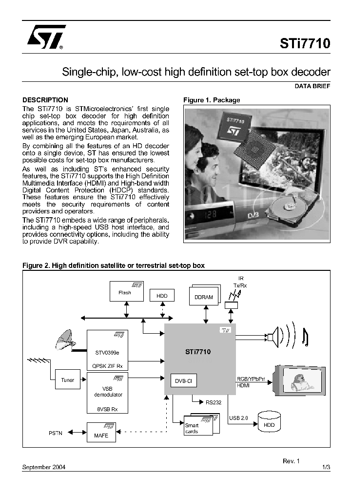 STI7710_2043.PDF Datasheet Download --- IC-ON-LINE