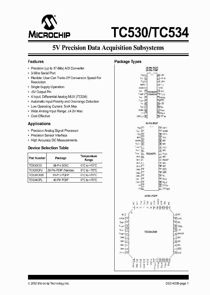 TC530_43758.PDF Datasheet Download --- IC-ON-LINE