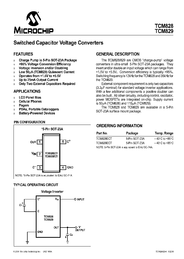 TCM828_70506.PDF Datasheet Download --- IC-ON-LINE