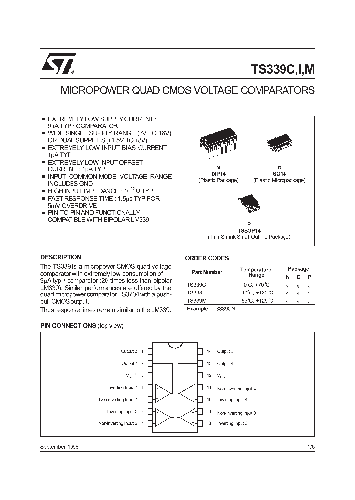 TS339_64441.PDF Datasheet Download --- IC-ON-LINE