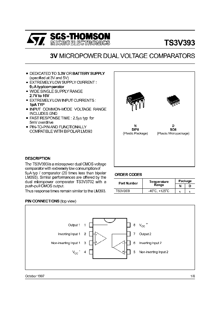 TS3V393_38719.PDF Datasheet Download --- IC-ON-LINE