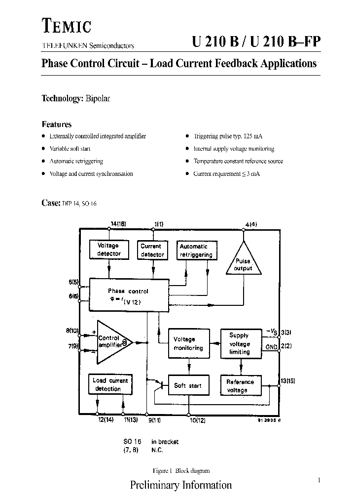 U210B_62289.PDF Datasheet Download --- IC-ON-LINE