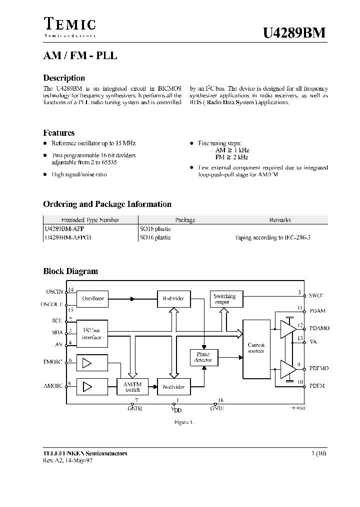 U4289BM_62686.PDF Datasheet Download --- IC-ON-LINE