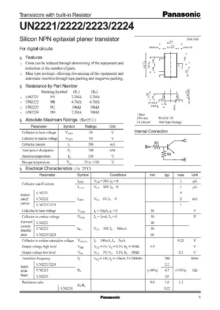 UN2221_59516.PDF Datasheet Download --- IC-ON-LINE