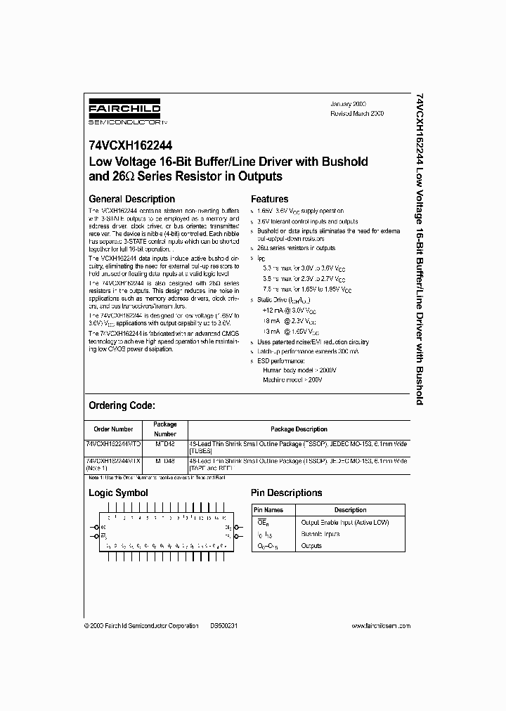 74VCXH162244_295440.PDF Datasheet Download --- IC-ON-LINE
