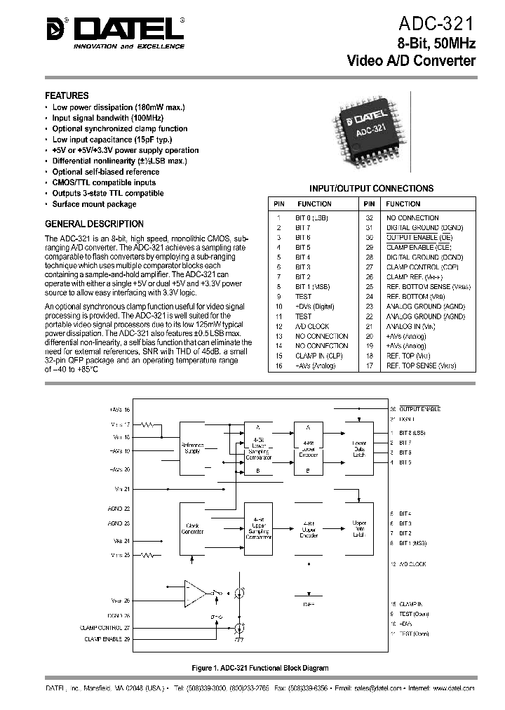 ADC-321_220603.PDF Datasheet Download --- IC-ON-LINE