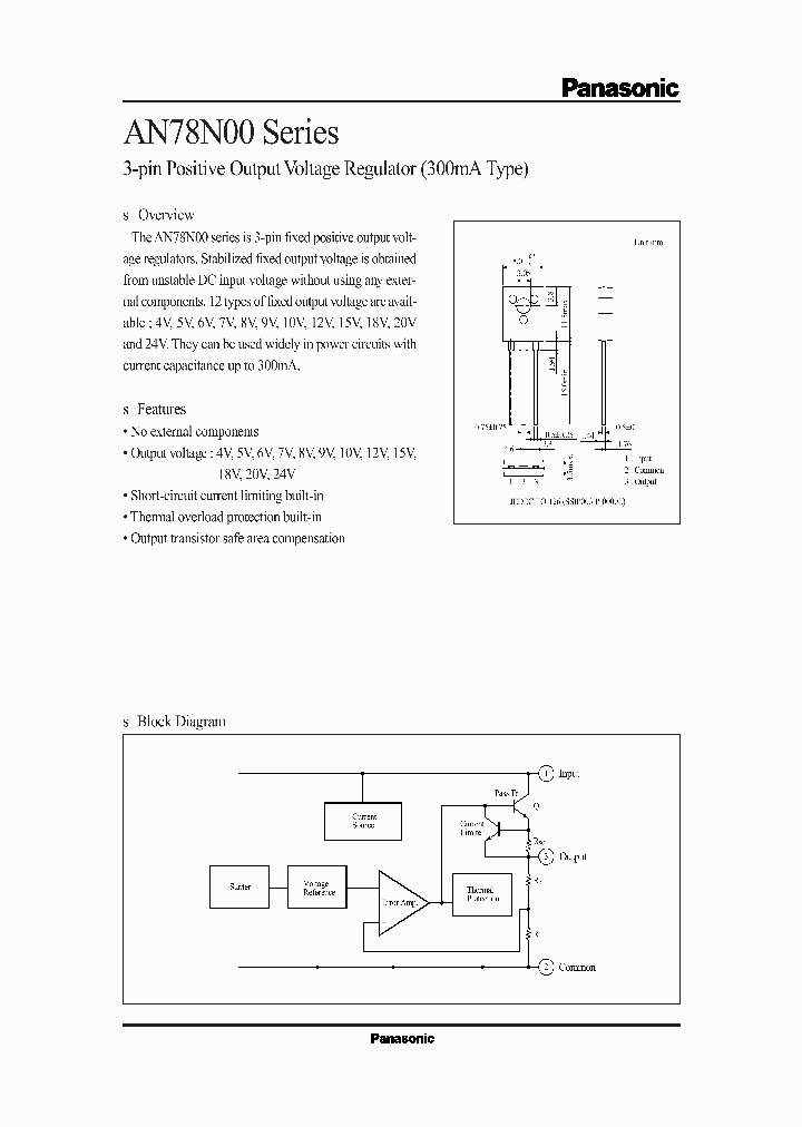 AN78N12_187426.PDF Datasheet Download --- IC-ON-LINE