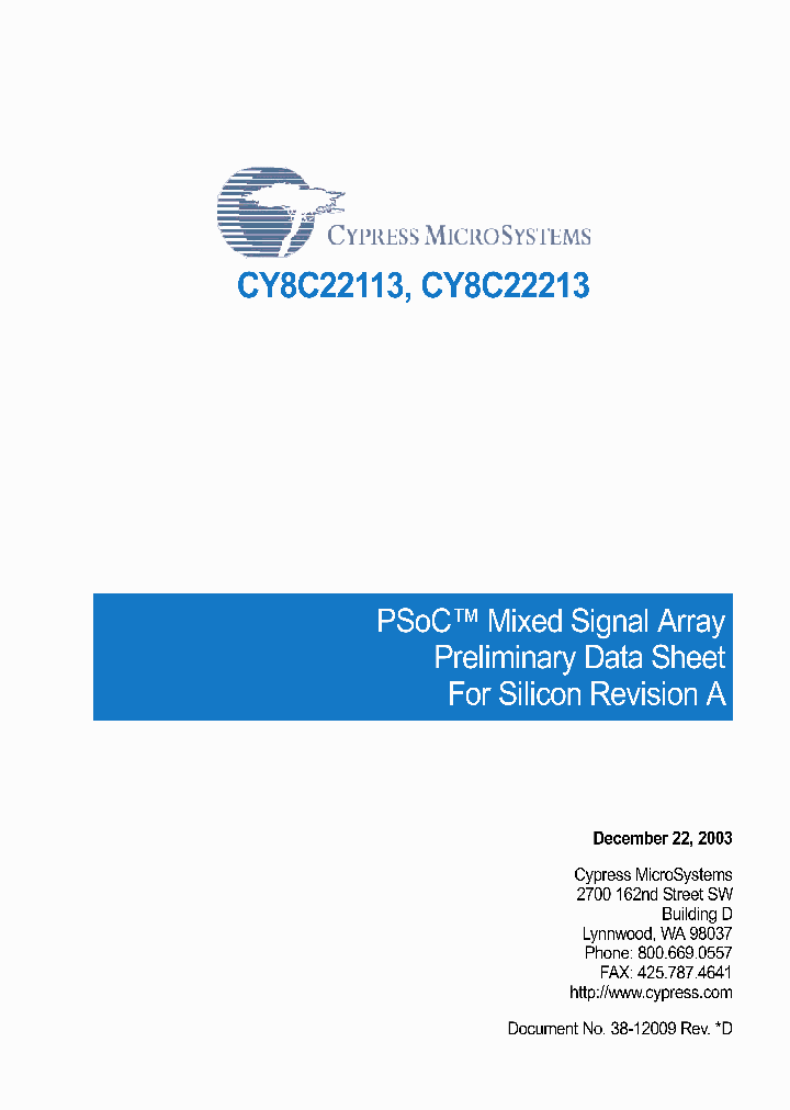 CY8C22213-24SI_223019.PDF Datasheet Download --- IC-ON-LINE