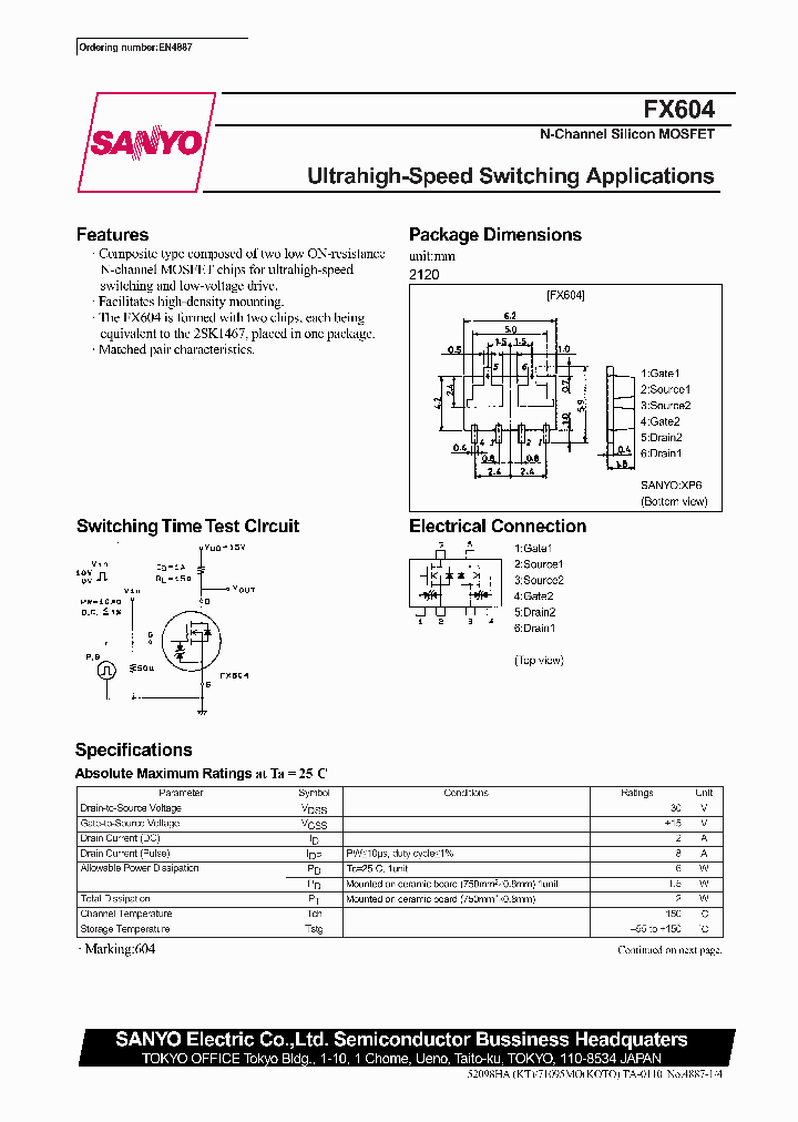 FX604_303124.PDF Datasheet Download --- IC-ON-LINE