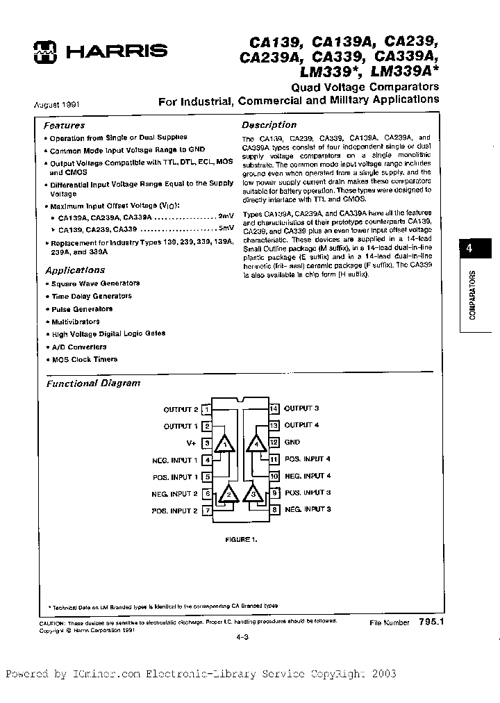LM339A_220657.PDF Datasheet Download --- IC-ON-LINE