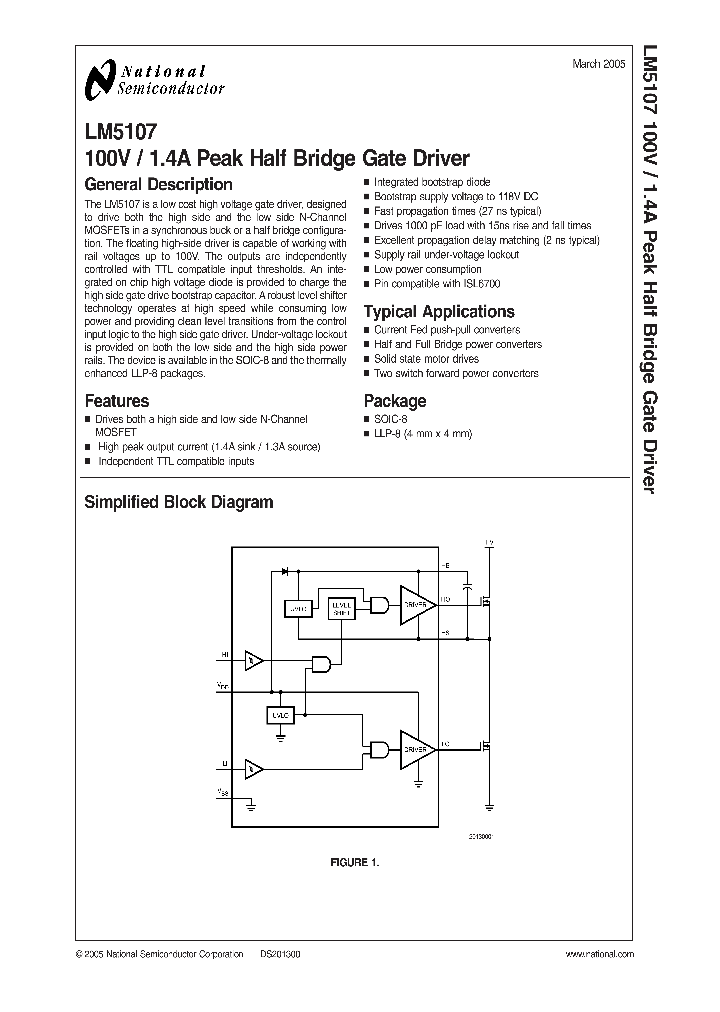 LM5107MA_273980.PDF Datasheet Download --- IC-ON-LINE