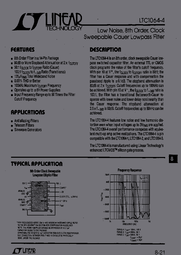 LTC1064-4_84460.PDF Datasheet Download --- IC-ON-LINE