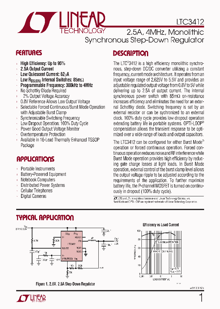 LTC3412_271092.PDF Datasheet Download --- IC-ON-LINE
