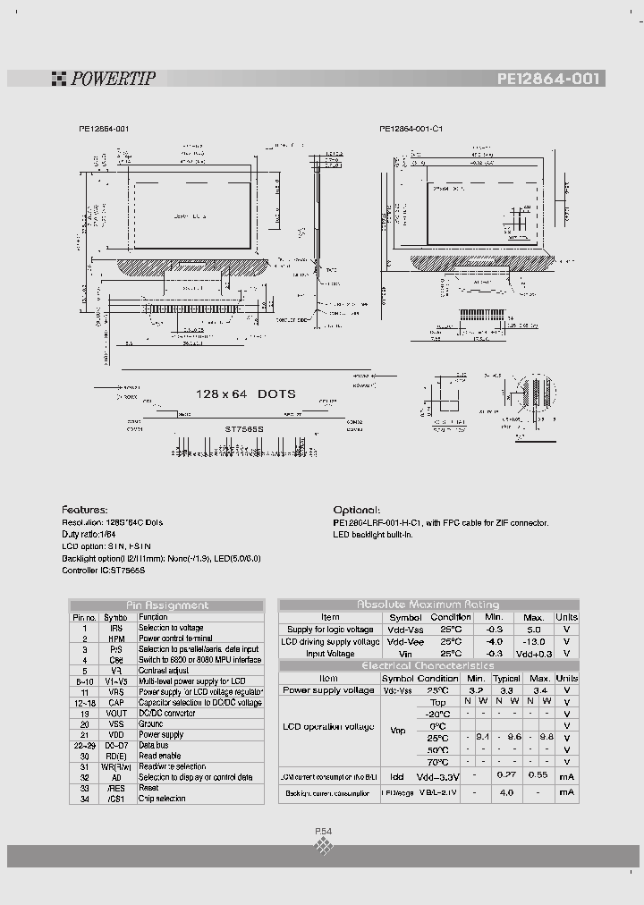 PE12864-001_298376.PDF Datasheet Download --- IC-ON-LINE