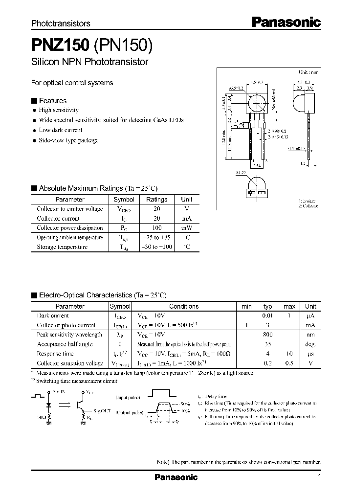PN150_242821.PDF Datasheet Download --- IC-ON-LINE
