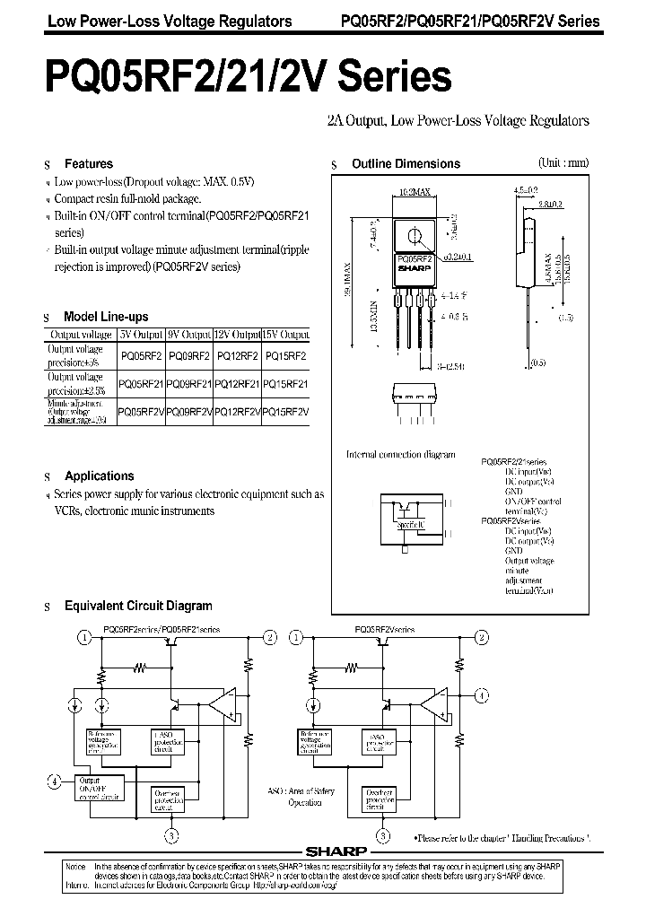 PQ05RF21_256804.PDF Datasheet Download --- IC-ON-LINE