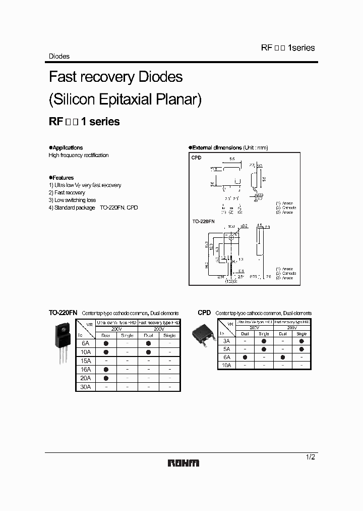 RF301B2S_226307.PDF Datasheet Download --- IC-ON-LINE