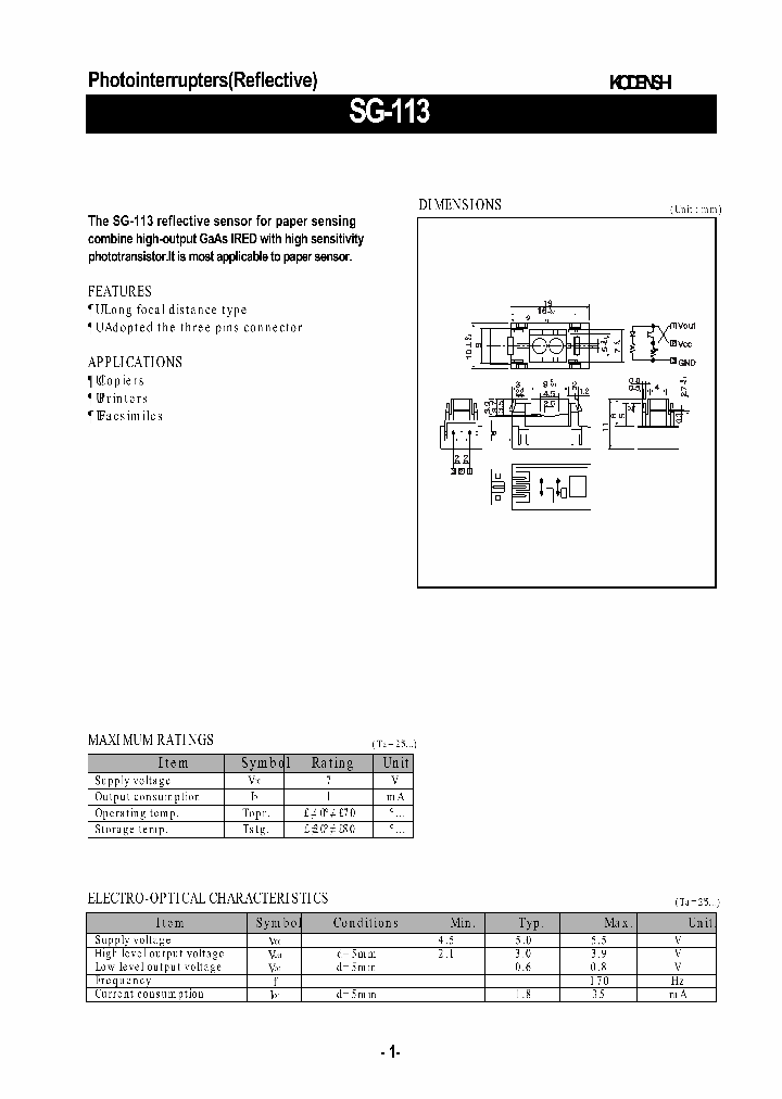 SG-113_253524.PDF Datasheet Download --- IC-ON-LINE