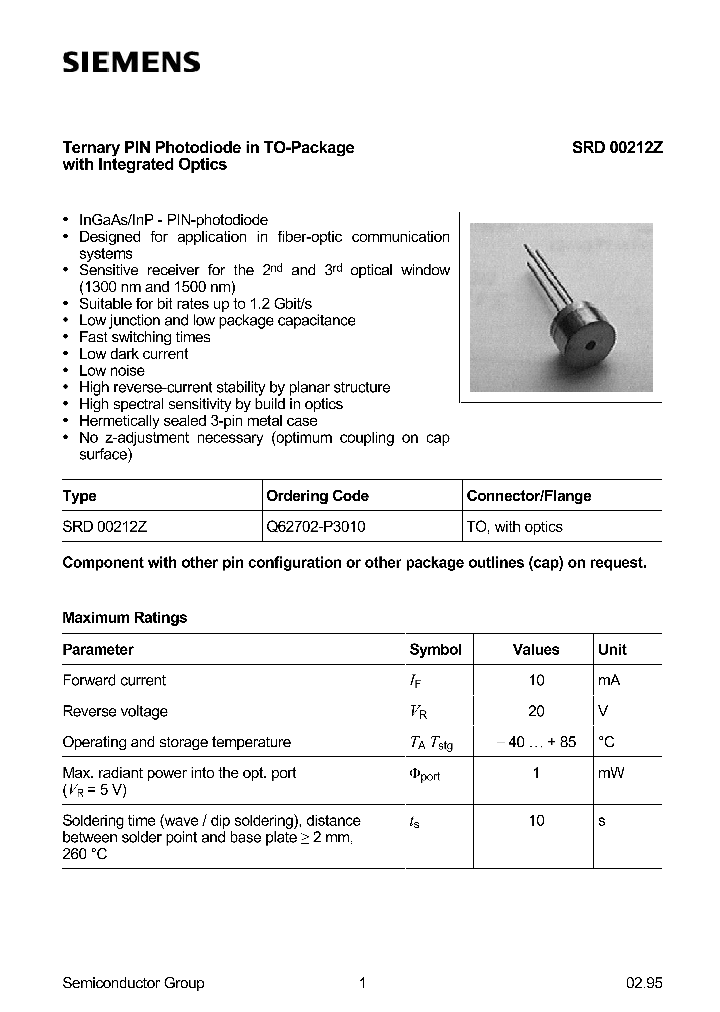 SRD00212Z_292701.PDF Datasheet Download --- IC-ON-LINE