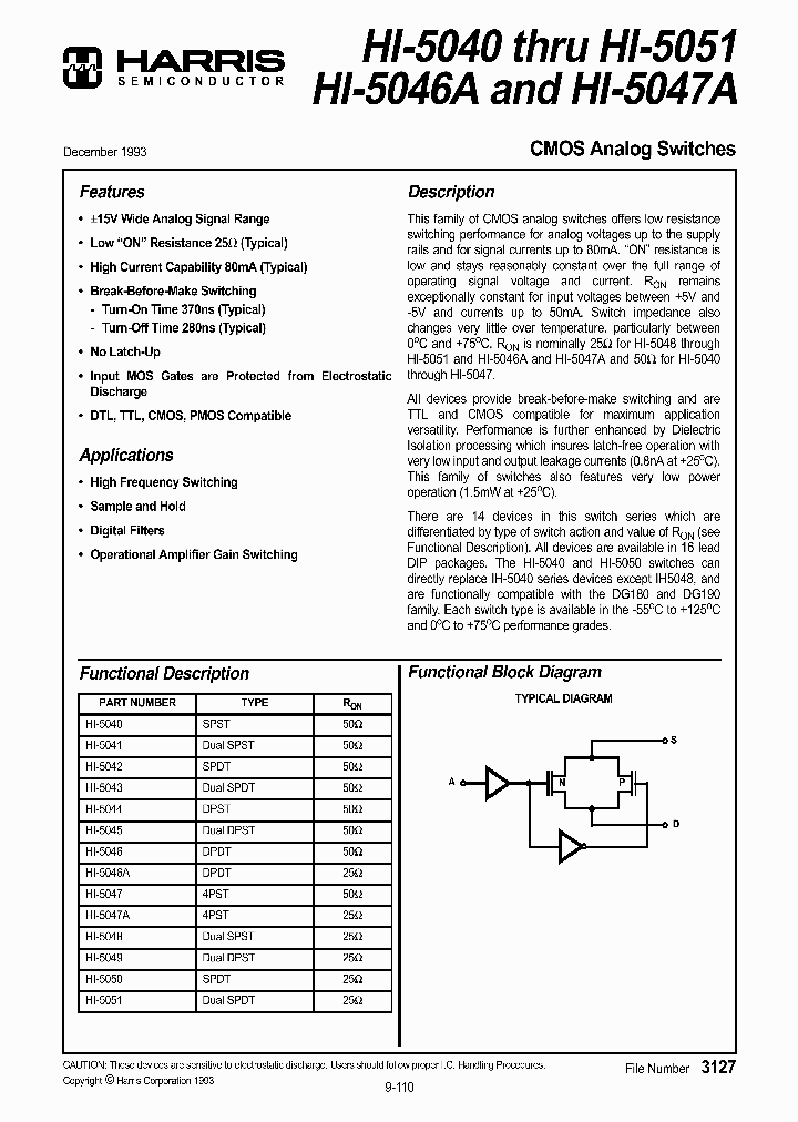 HI1-5040-2_219957.PDF Datasheet Download --- IC-ON-LINE