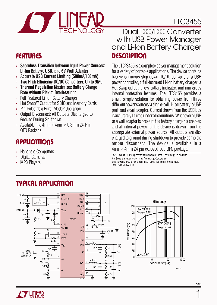 LTC3441_250315.PDF Datasheet Download --- IC-ON-LINE